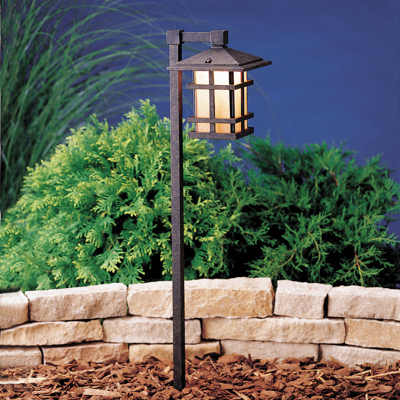 Loon Peak® Oden Cross Creek 1-Light Pathway Light | Wayfair