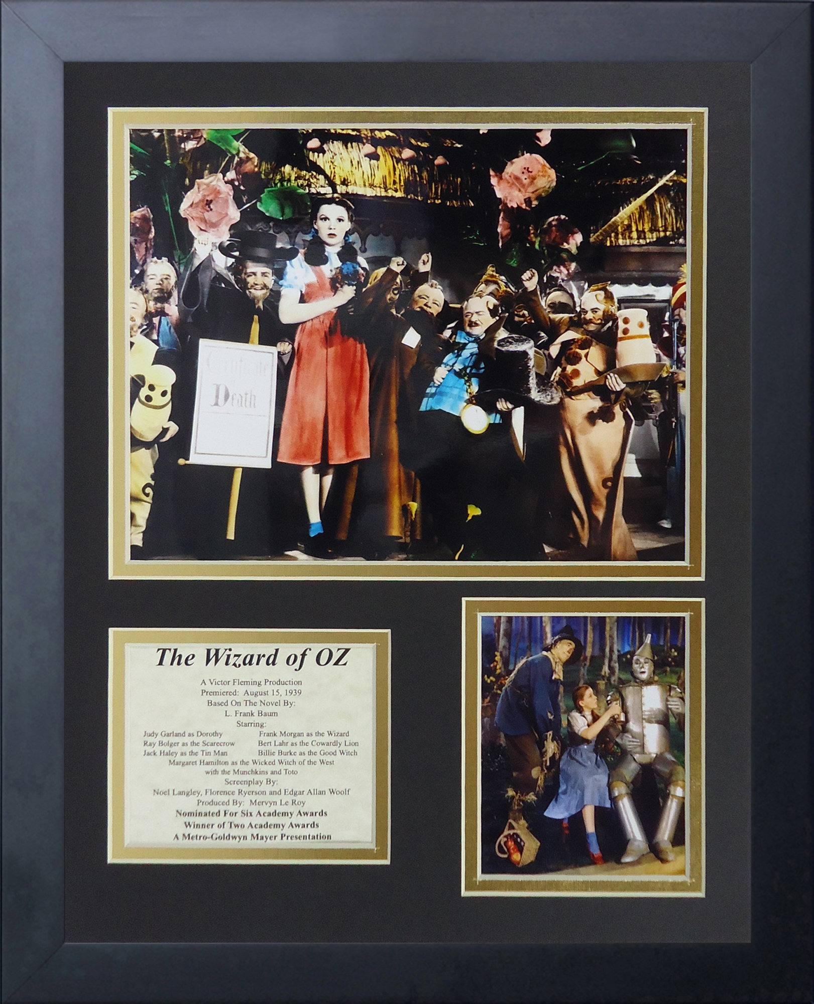 Legends Never Die Wizard Of Oz Picture Frame Memorabilia | Wayfair