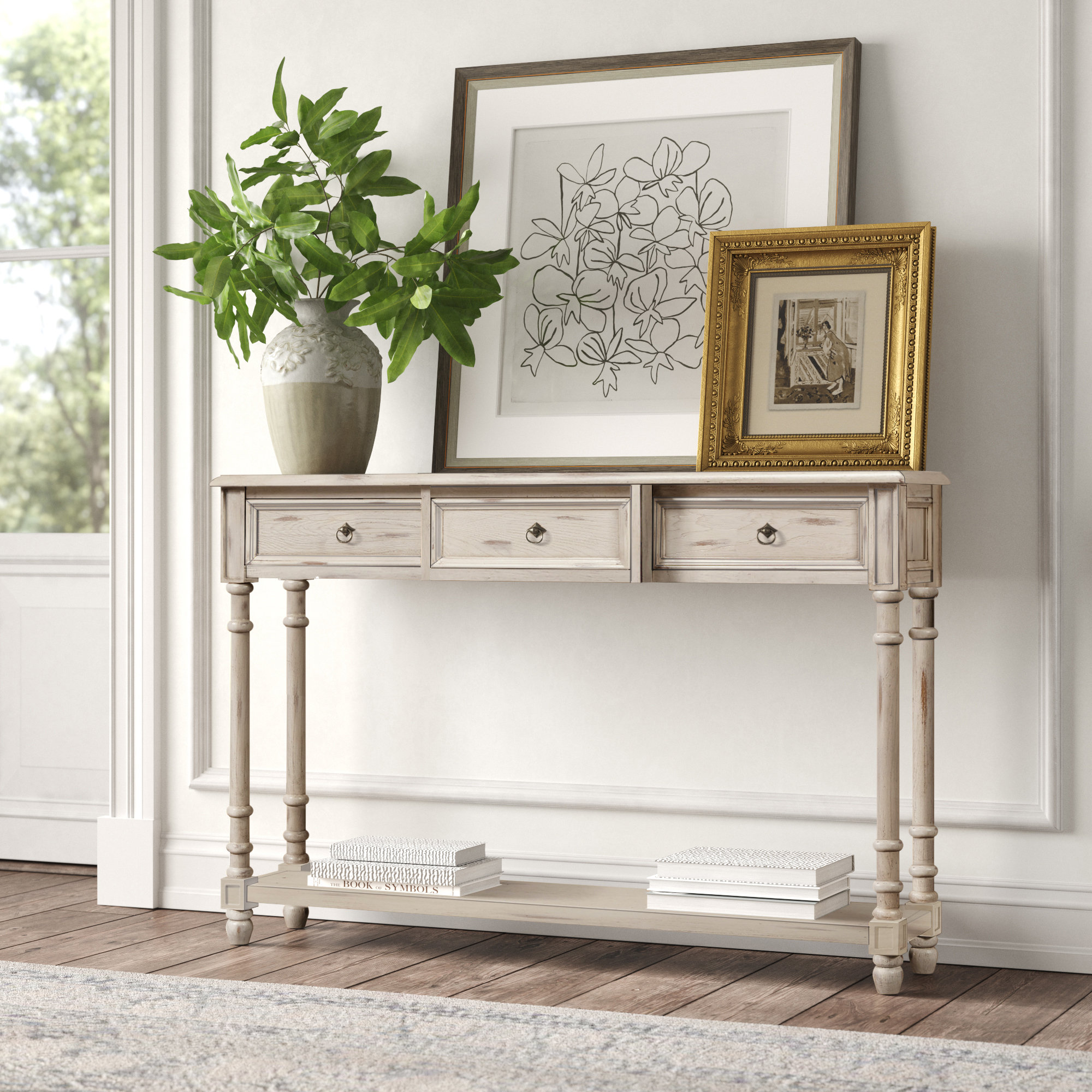 8 inch depth console table store
