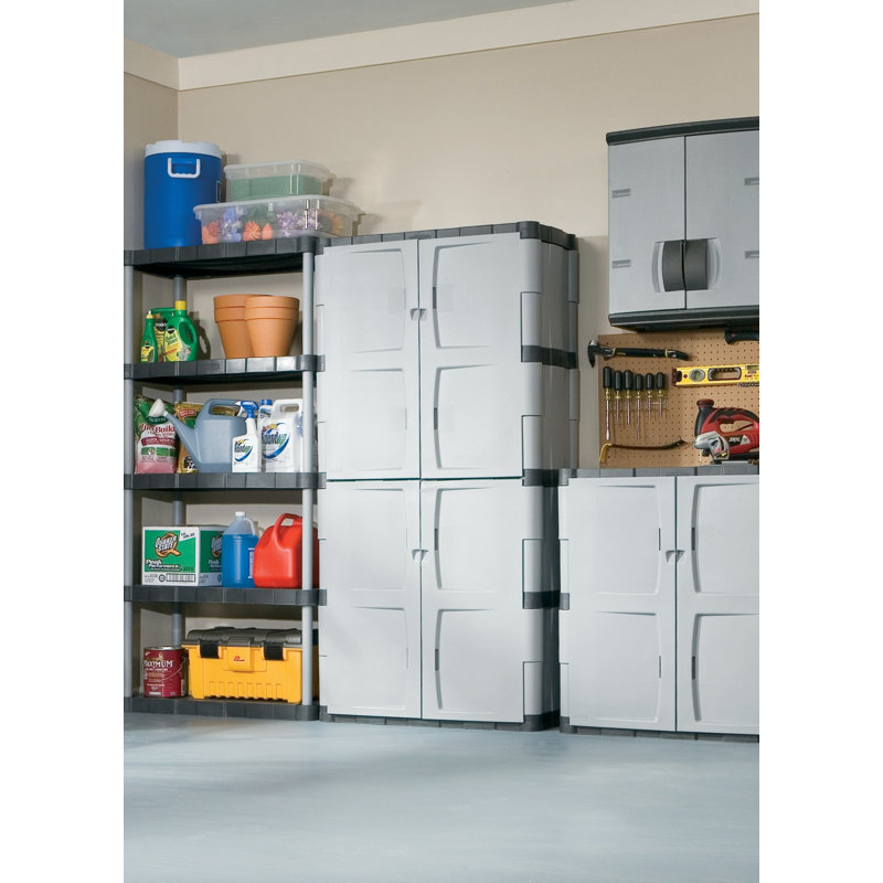 Rubbermaid 72" H x 36" W x 18" D Full Double Door Cabinet & Reviews ...