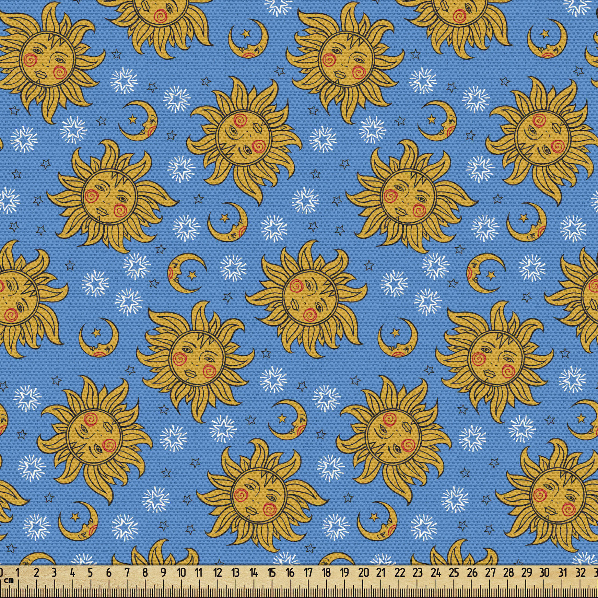 Bless international Mystic Fabric By The Yard, Repetitive Pattern Of ...