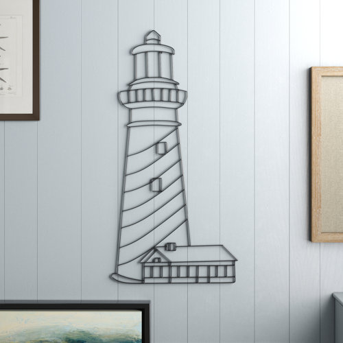 Breakwater Bay Light House Metal Wall Décor & Reviews | Wayfair