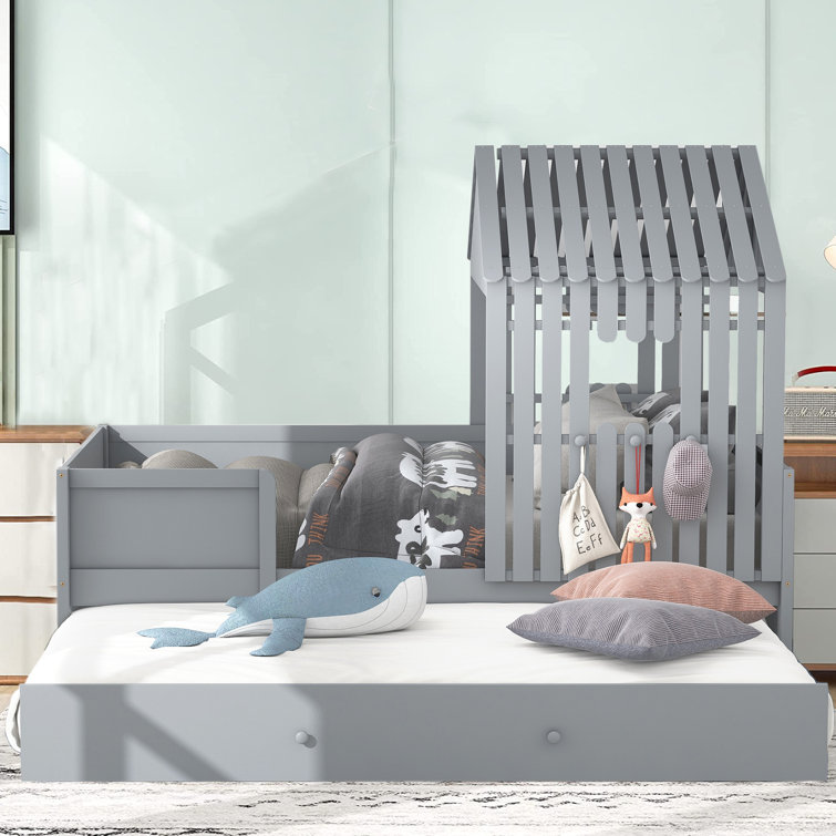 Huicheng Twin Platforms Loft Bed with Trundle by Huicheng | Wayfair