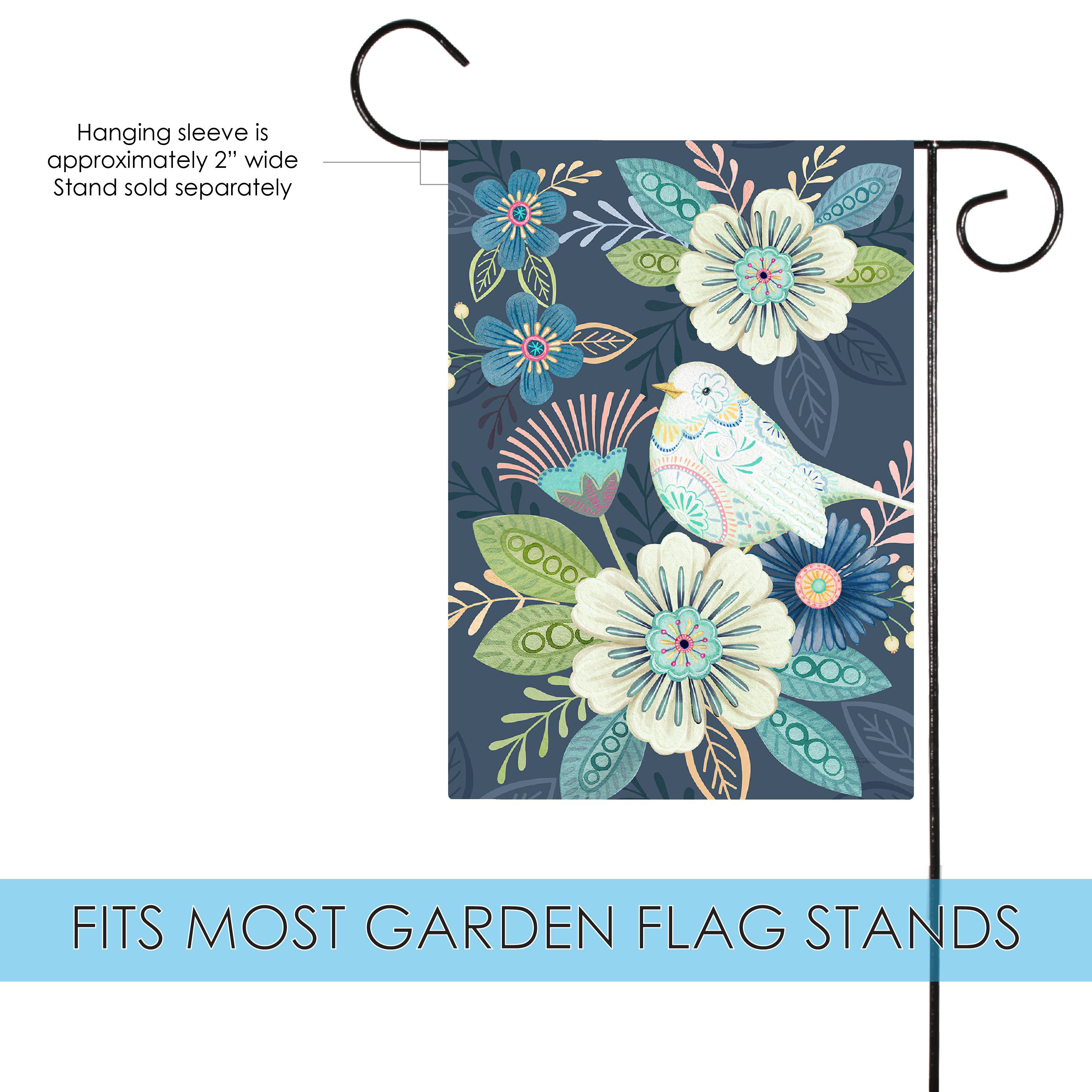 Toland Home Garden Boho Bird Polyester Garden Flag | Wayfair