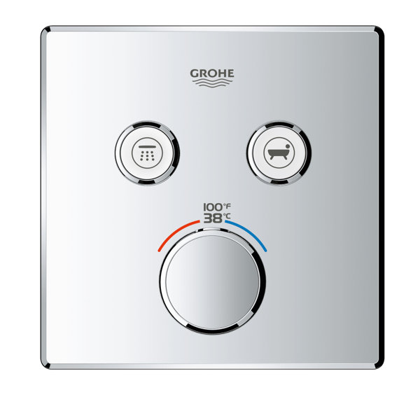 GROHE Grohtherm® SmartControl Dual Function Thermostatic Trim with ...