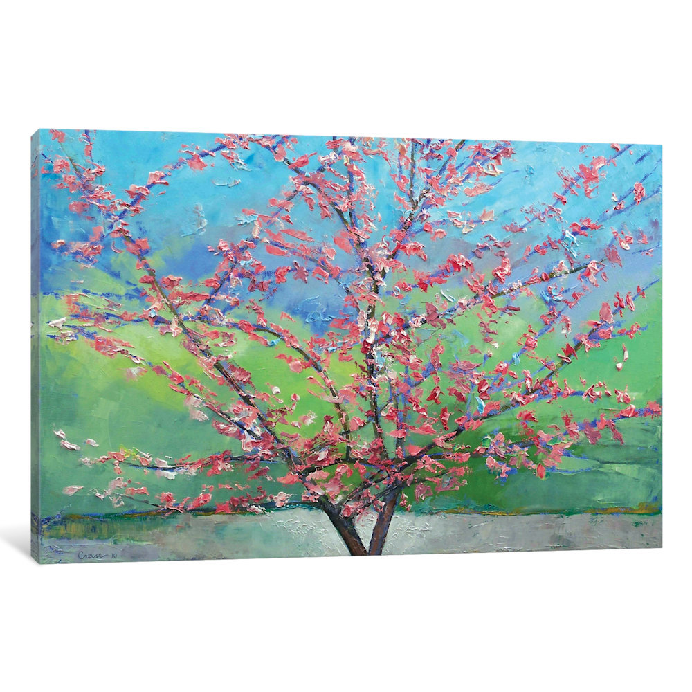 East Urban Home Eastern Redbud Tree by Michael Creese - Wrapped Canvas ...