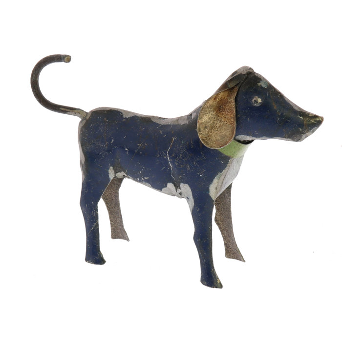 Williston Forge Reuben Metal Dogs Assorted Color Figurine & Reviews ...
