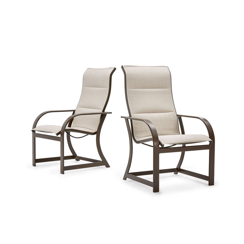 Winston Key West Padded Sling Ultra High Back Dining Chairs | Wayfair