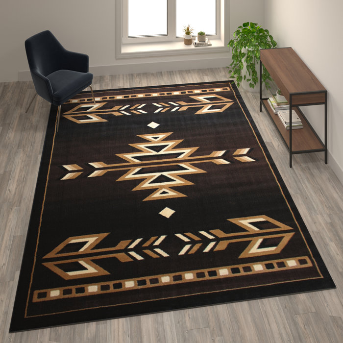 Foundry Select Byong Southwestern Style Area Rug & Reviews | Wayfair