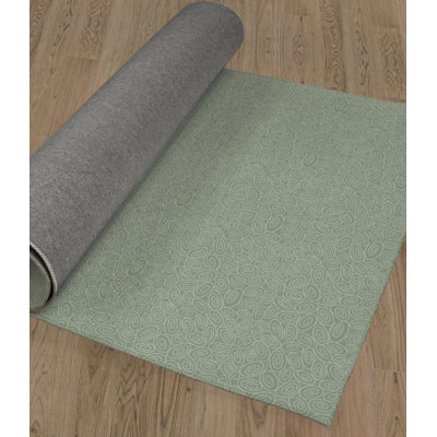 Kavka Round About Sage Kitchen Mat | Wayfair