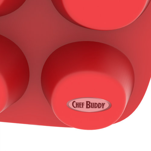 Chef Buddy 12-Cup Non-Stick Silicone Muffin Pan & Reviews | Wayfair