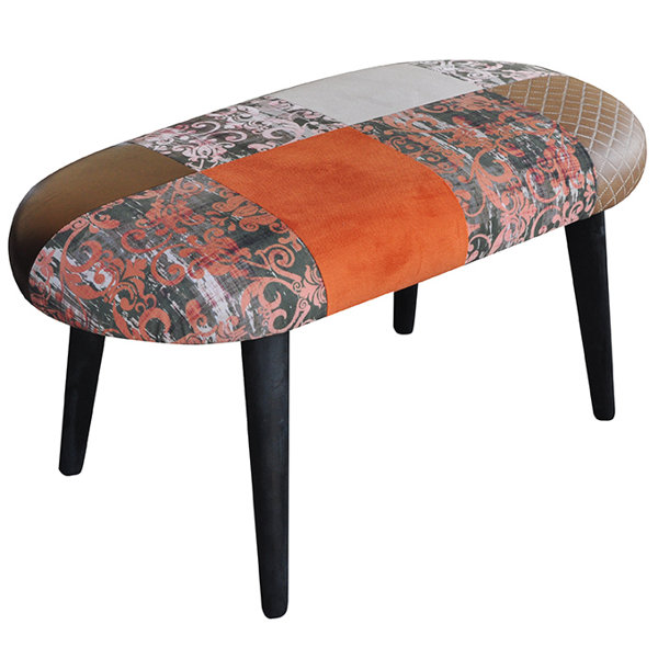 MONKEY MACHINE Patchwork Upholstered Bench & Reviews | Wayfair.co.uk