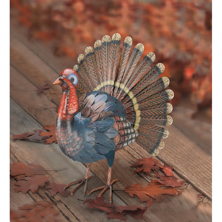 Laurel Foundry Modern Farmhouse Valero Turkey Statue & Reviews | Wayfair