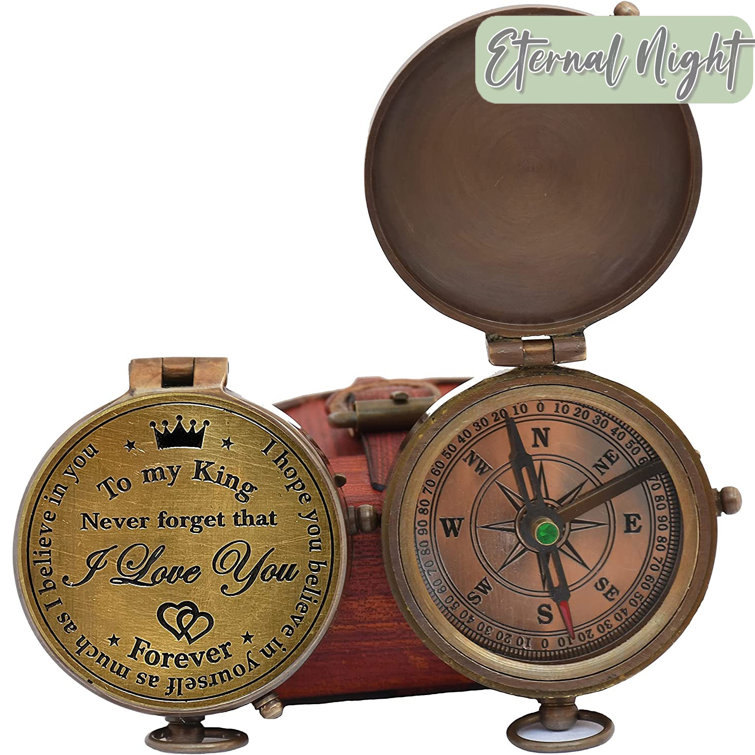 Eternal Night Best Dad Compass Sculpture | Wayfair