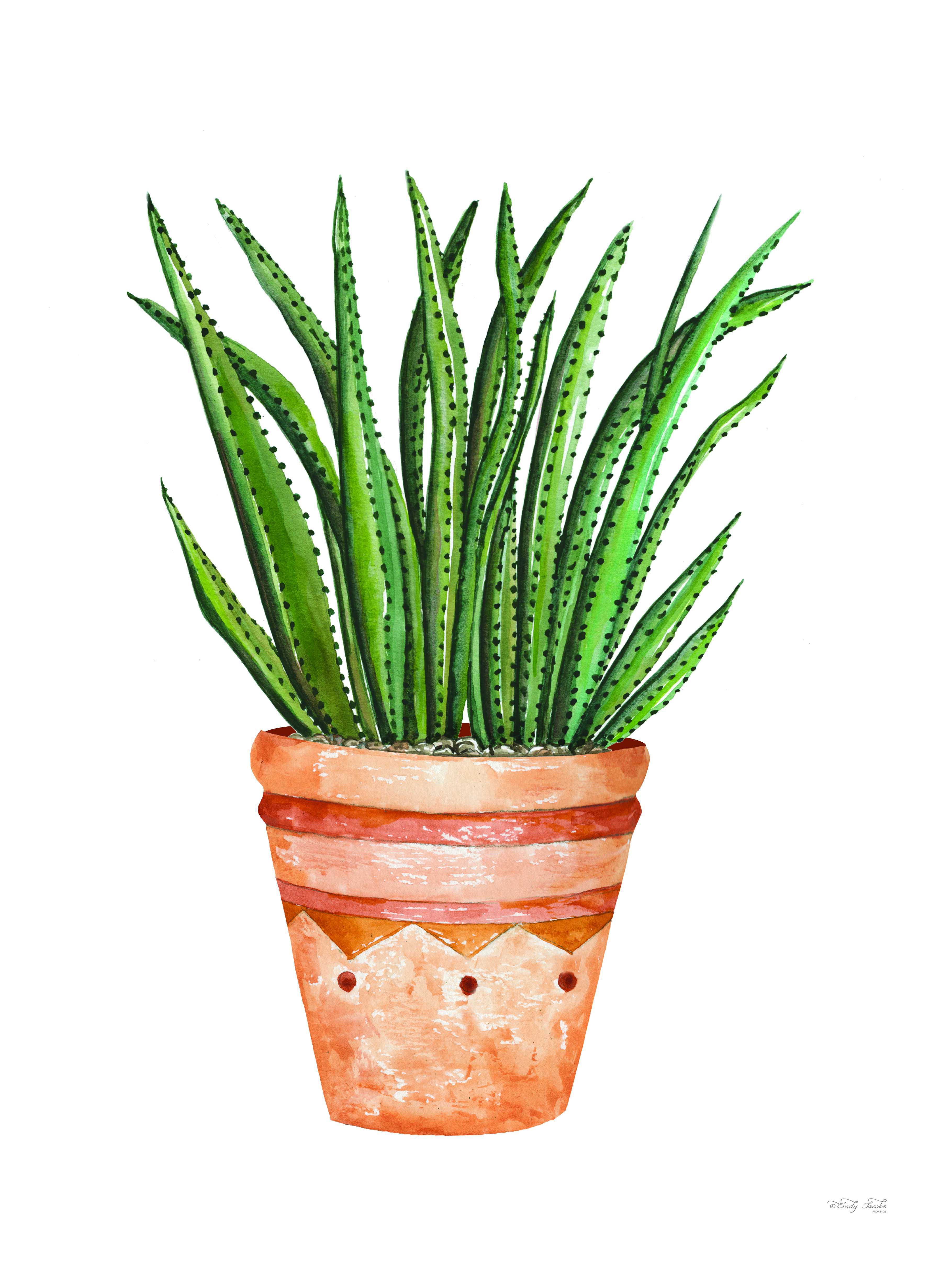 Union Rustic Aztec Pot II - Wrapped Canvas Print | Wayfair