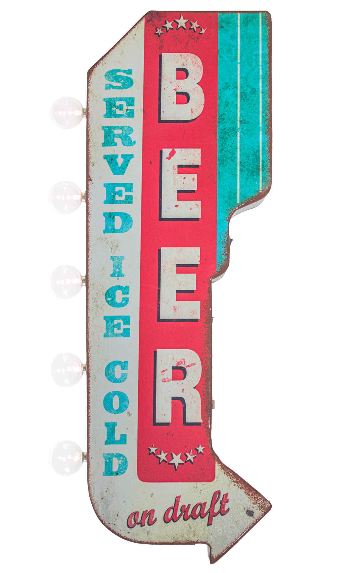 Williston Forge Beer on Draft LED Sign & Reviews - Wayfair Canada