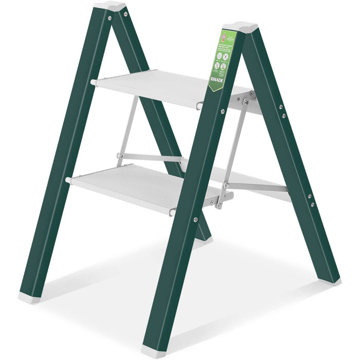 Walker 2 - Step Steel Folding Small Step Ladder | Wayfair