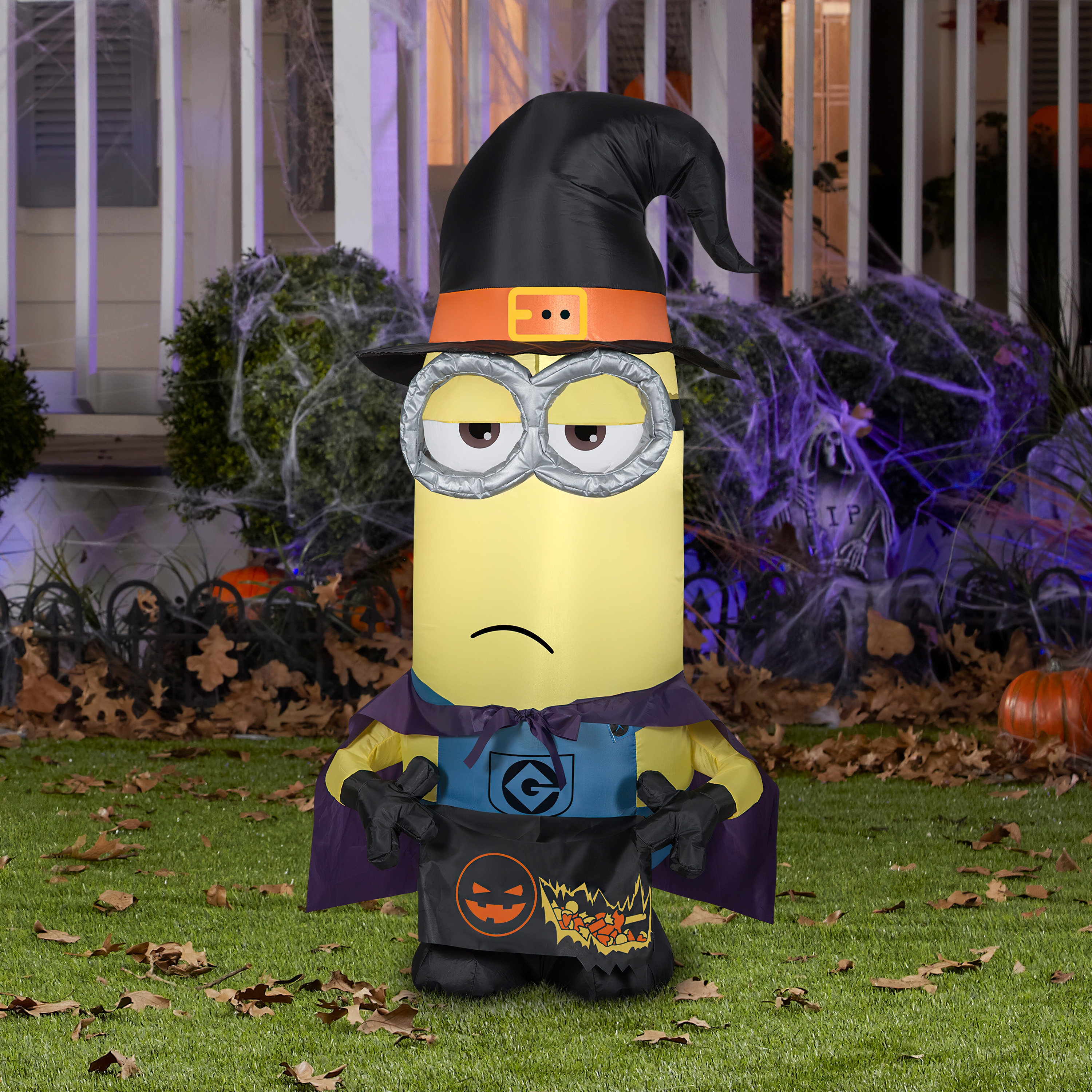 Gemmy Airblown Kevin As Witch Universal, 3.5 Ft Tall, Multicoloured ...