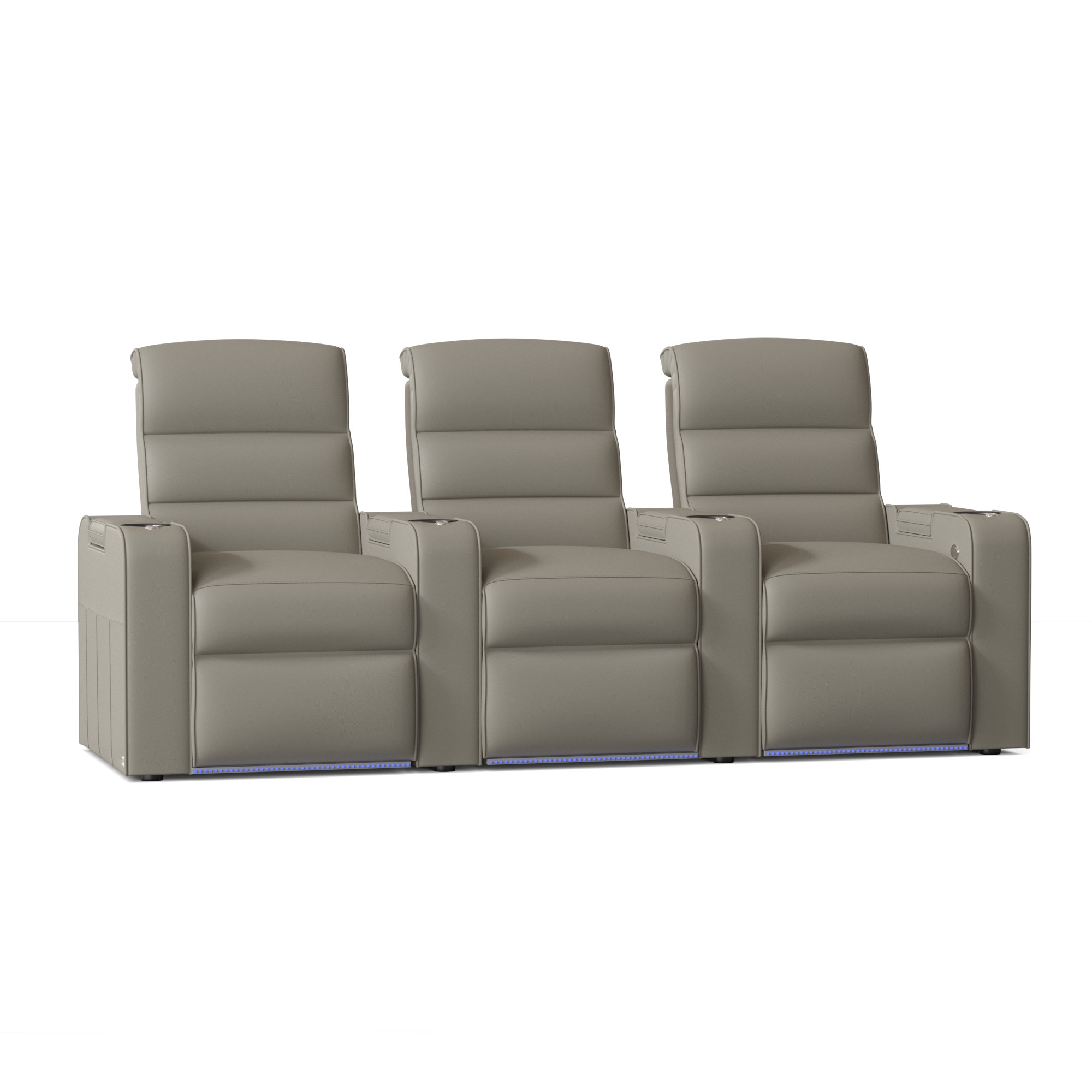 Red Barrel Studio® Magnum 97.5'' Wide Home Theater Seating with Cup ...