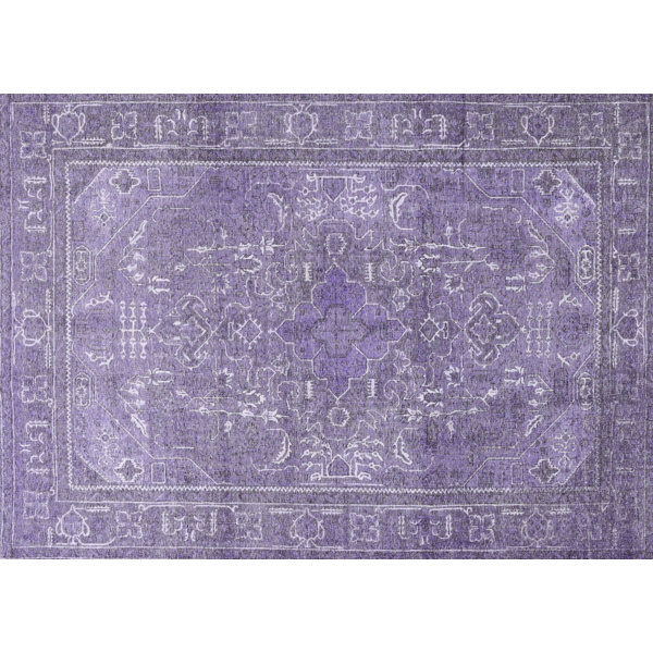Bungalow Rose Meilynn Purple Rug | Wayfair