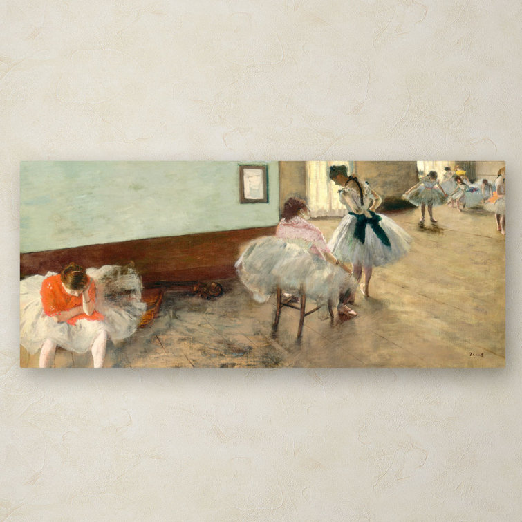 Vault W Artwork The Dance Lesson 1879 by Edgar Degas - Print on Canvas ...
