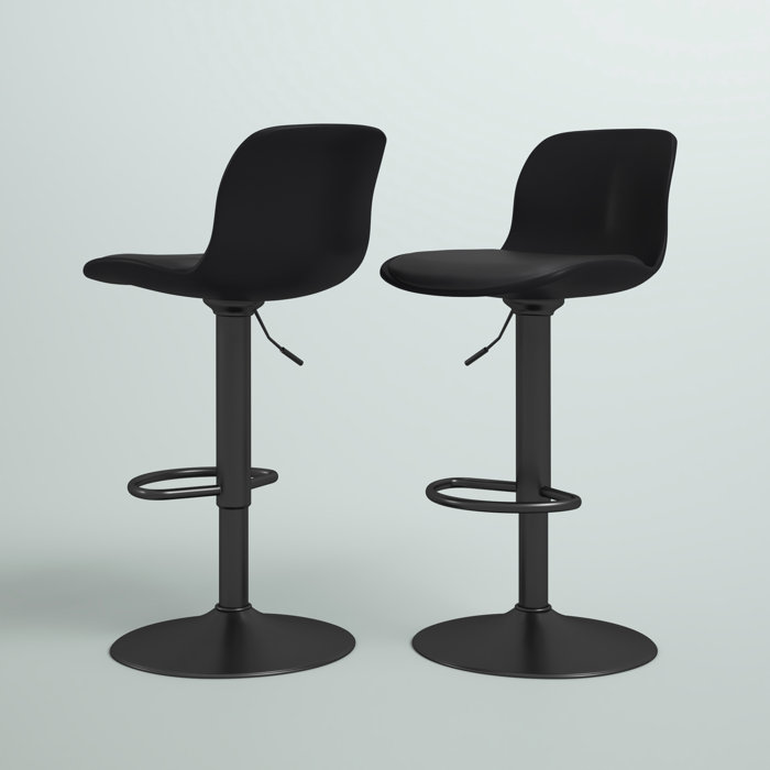 Zipcode Design™ Alabama Swivel Adjustable Height Bar Stool & Reviews ...