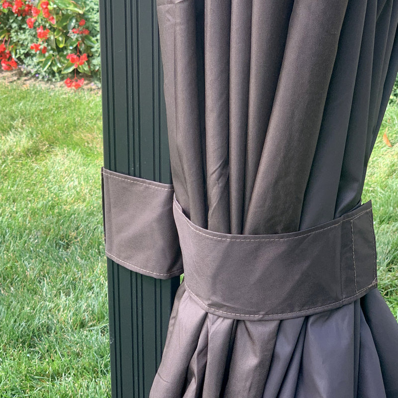 OUTDOOR CAUSAL Concord Gazebo Privacy Curtain Screen | Wayfair