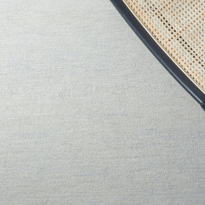 Gracie Oaks Massad Handmade Wool Gray/Ivory Rug | Wayfair