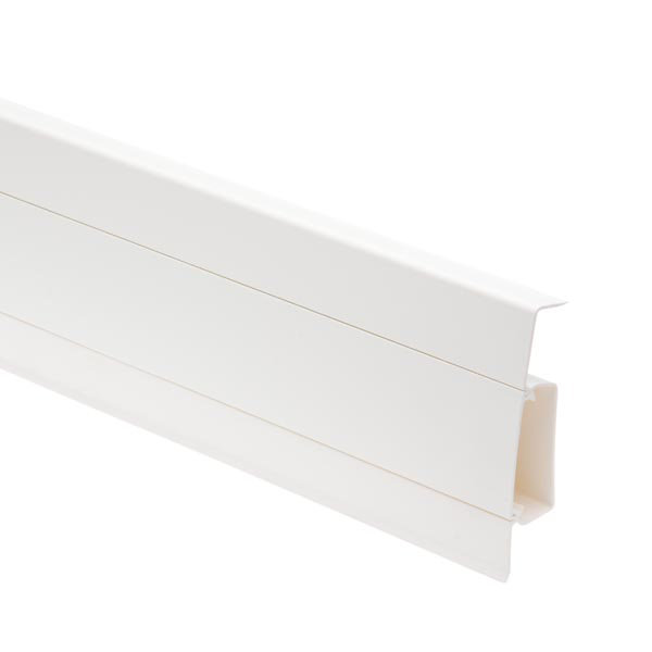 Cezar Joiner Trim For Hiline Skirting, Matte White Color PVC, Set Of 2 ...