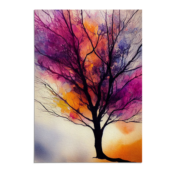 Alpen Home Wonderful Painted Tree No.6 - Graphic Art | Wayfair.co.uk