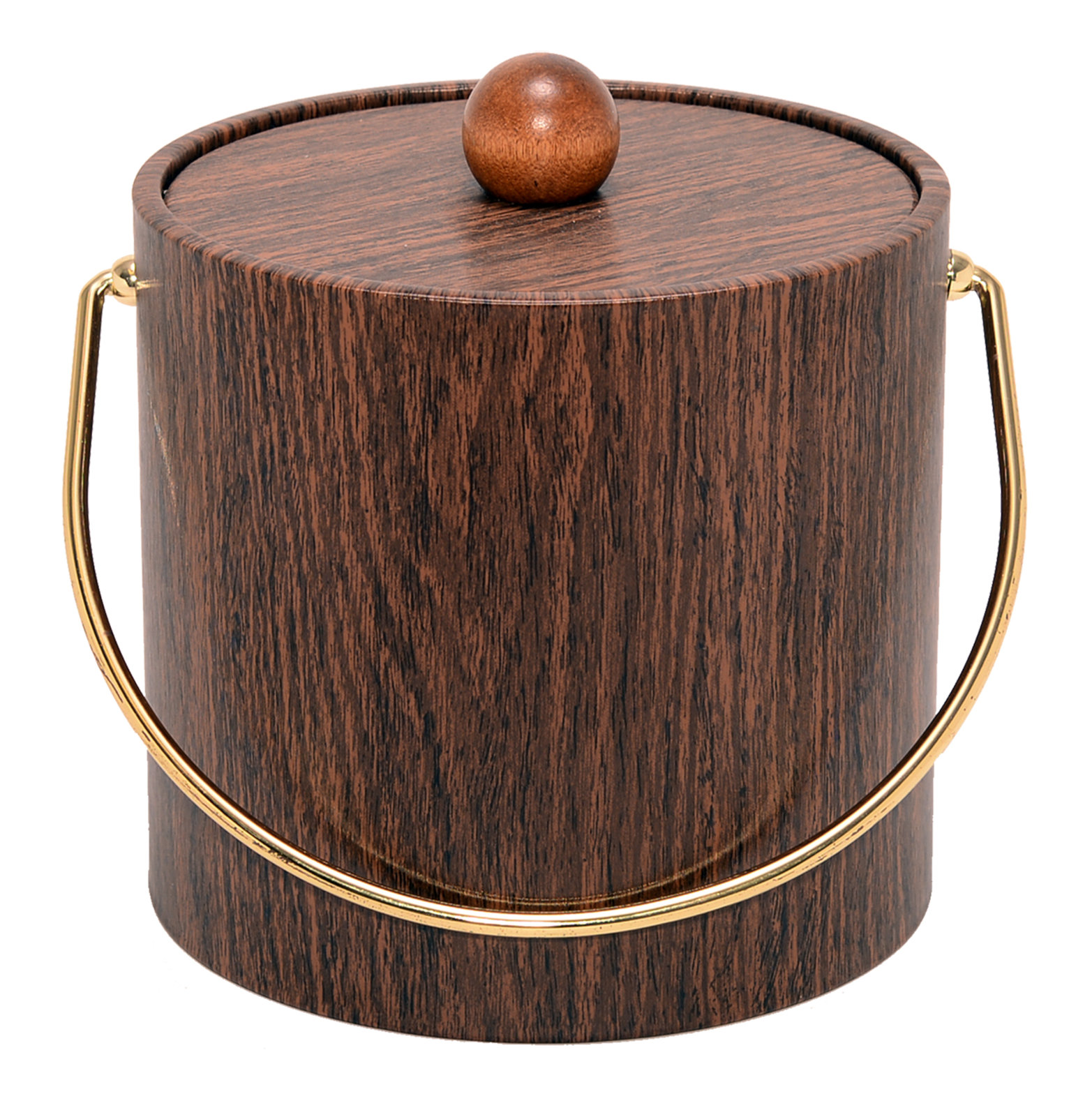 Mr Ice Bucket Wood Grain Ice Bucket | Wayfair
