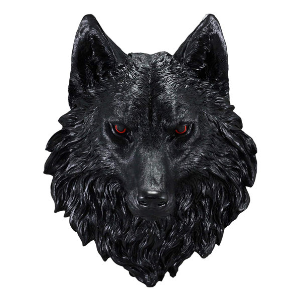 Millwood Pines Underworld Lucian Wolf Head Wall Décor | Wayfair