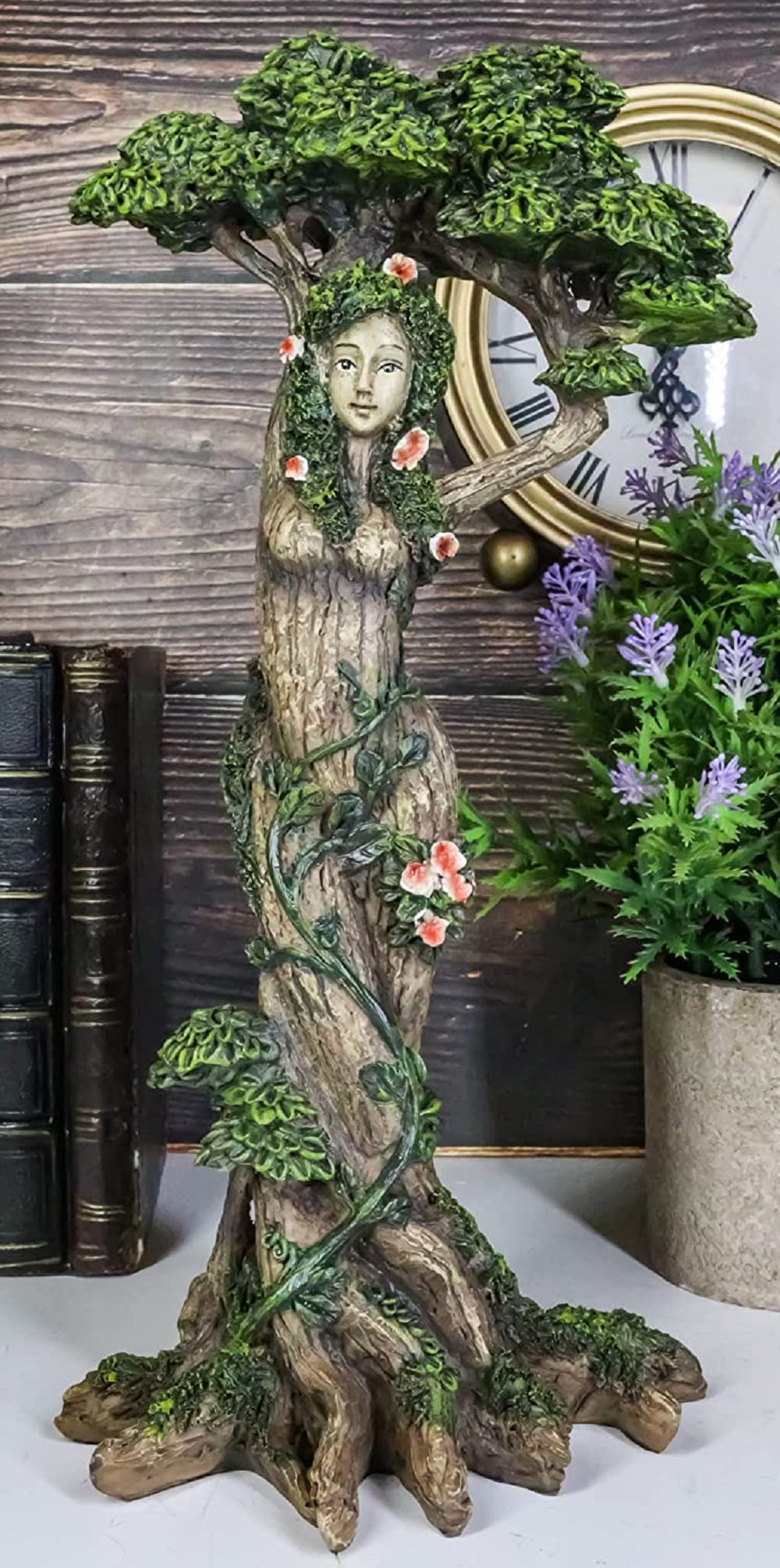 Trinx Gaia Dryad Ent Native Earth Goddess Figurine | Wayfair
