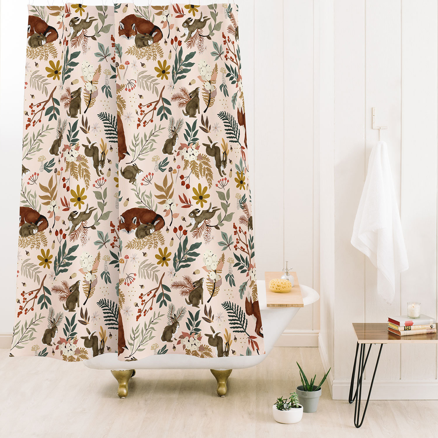 Bless international Floral Shower Curtain Liner | Wayfair