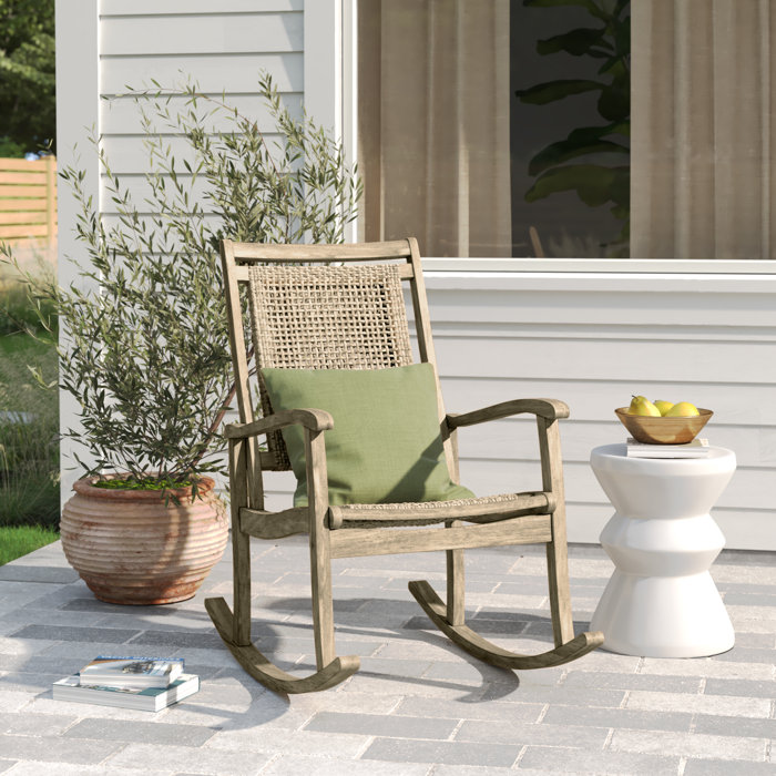 Sand & Stable Outdoor Wallings Rocking Chair & Reviews | Wayfair