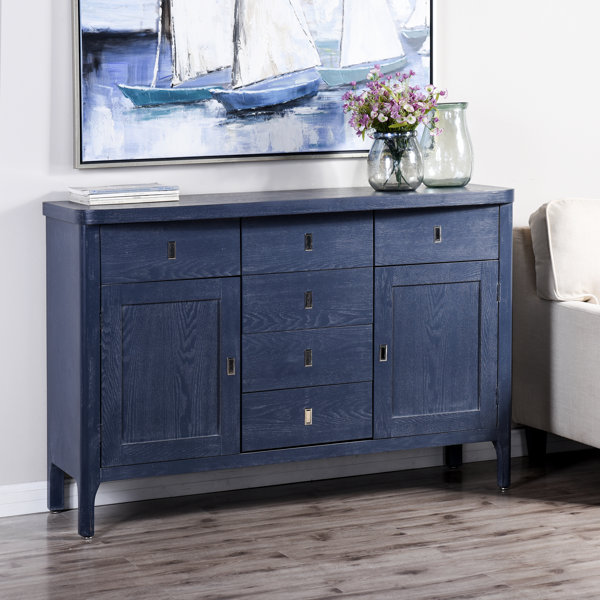 Navy-blue-credenza | Wayfair