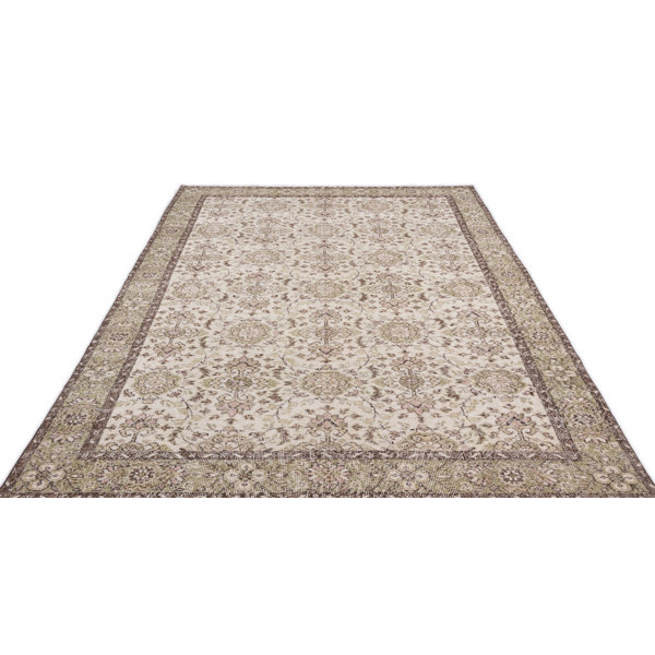 Isabelline One-of-a-Kind Ashaud Hand-Knotted 6'6" X 9'12" Area Rug in ...