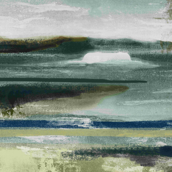 Wrought Studio Abstract Landscape Dull by - on | Wayfair