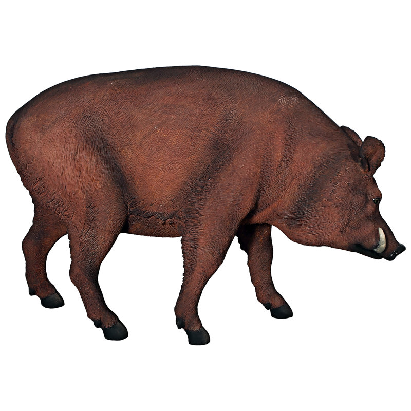 Design Toscano Razorback Wild Boar Garden Statue | Wayfair