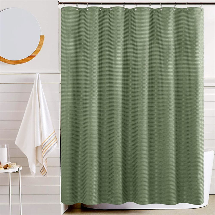 Latitude Run® Solid Color Single Shower Curtain | Wayfair