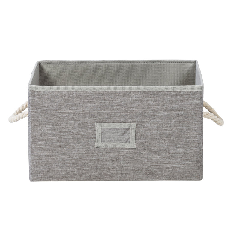 Breakwater Bay Large Storage Fabric Bin Set & Reviews | Wayfair