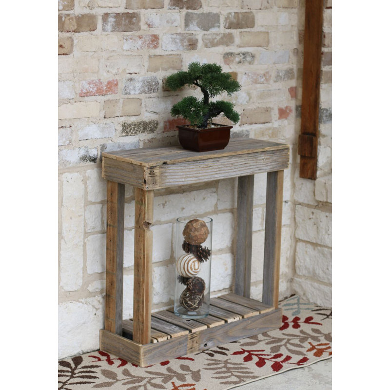 Millwood Pines Coker 30" Solid Wood Console Table & Reviews | Wayfair