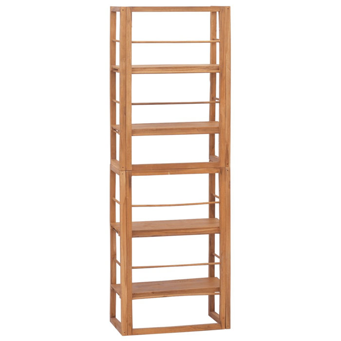 Loon Peak® Aashild Solid Teak Shelving Unit Wood | Wayfair