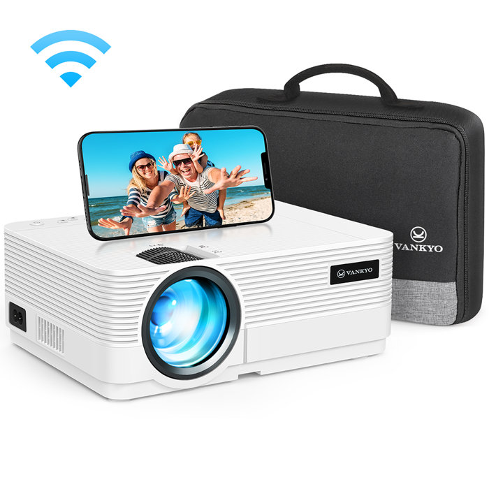 Vankyo - Leisure 470 Wireless Mini Projector with 110 Lumens - White ...