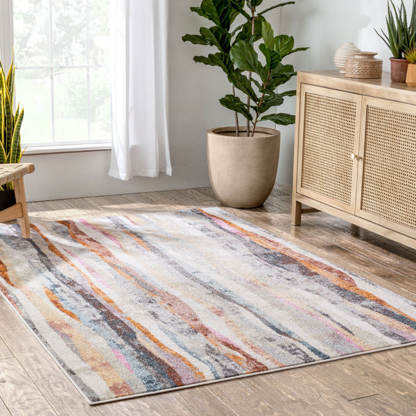 Well Woven Rodeo Orange/Grey Rug & Reviews | Wayfair.co.uk