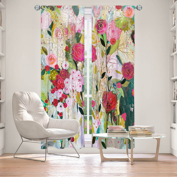 Bless international Polyester Room Darkening Curtain Pair | Wayfair