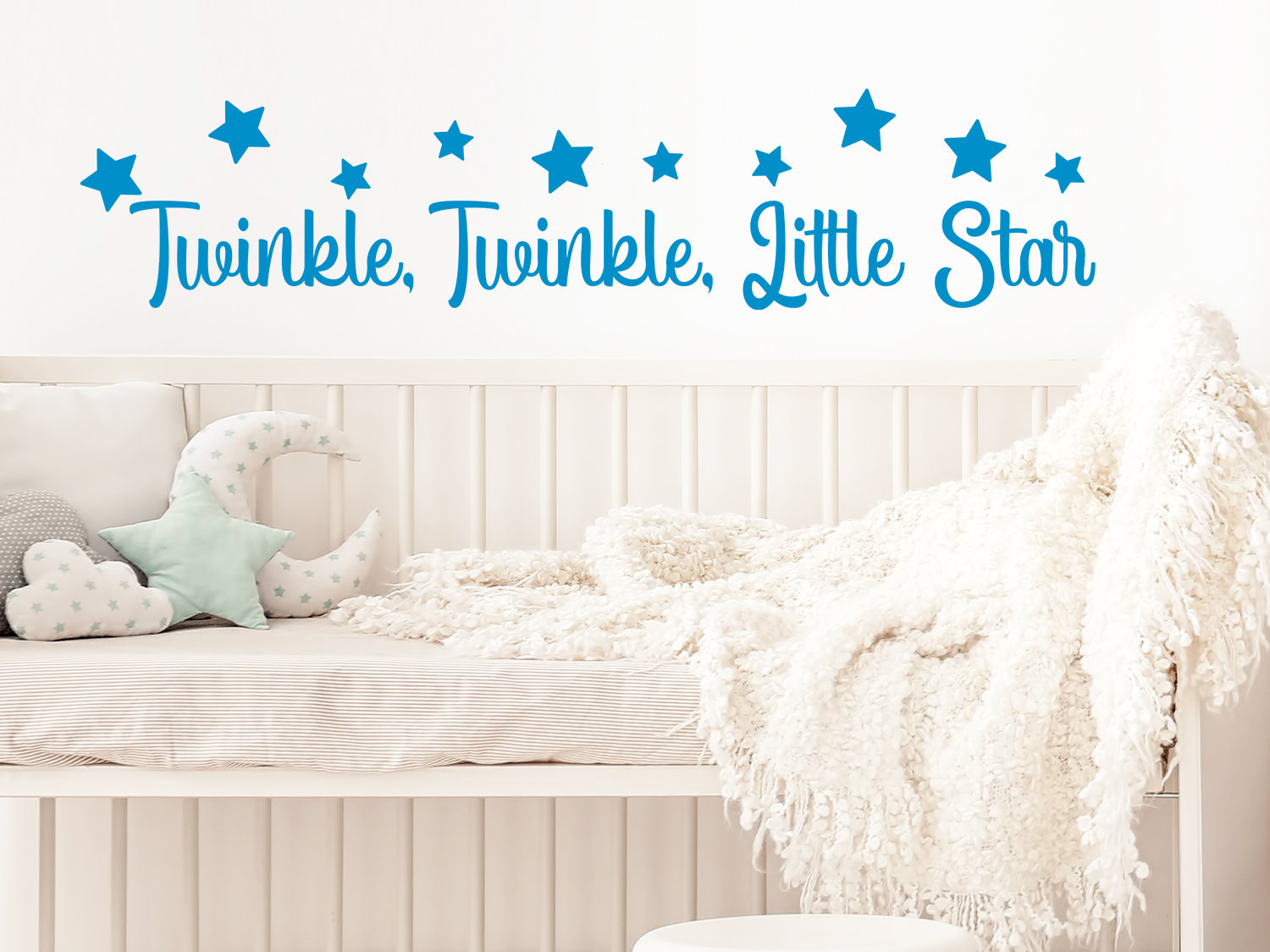 Trinx Twinkle Twinkle Little Star Cursive | Kids Room Wall Decal | Wayfair