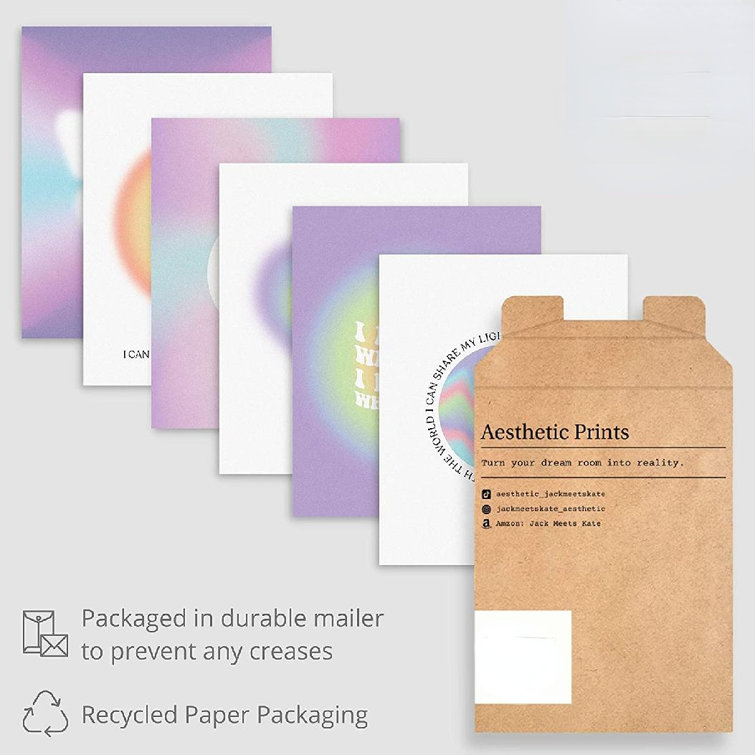 Trinx 6 Piece Unframed Graphic Art Set | Wayfair