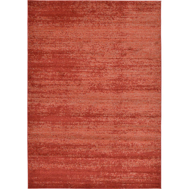 Williston Forge Veyo Performance Terracotta Rug & Reviews | Wayfair