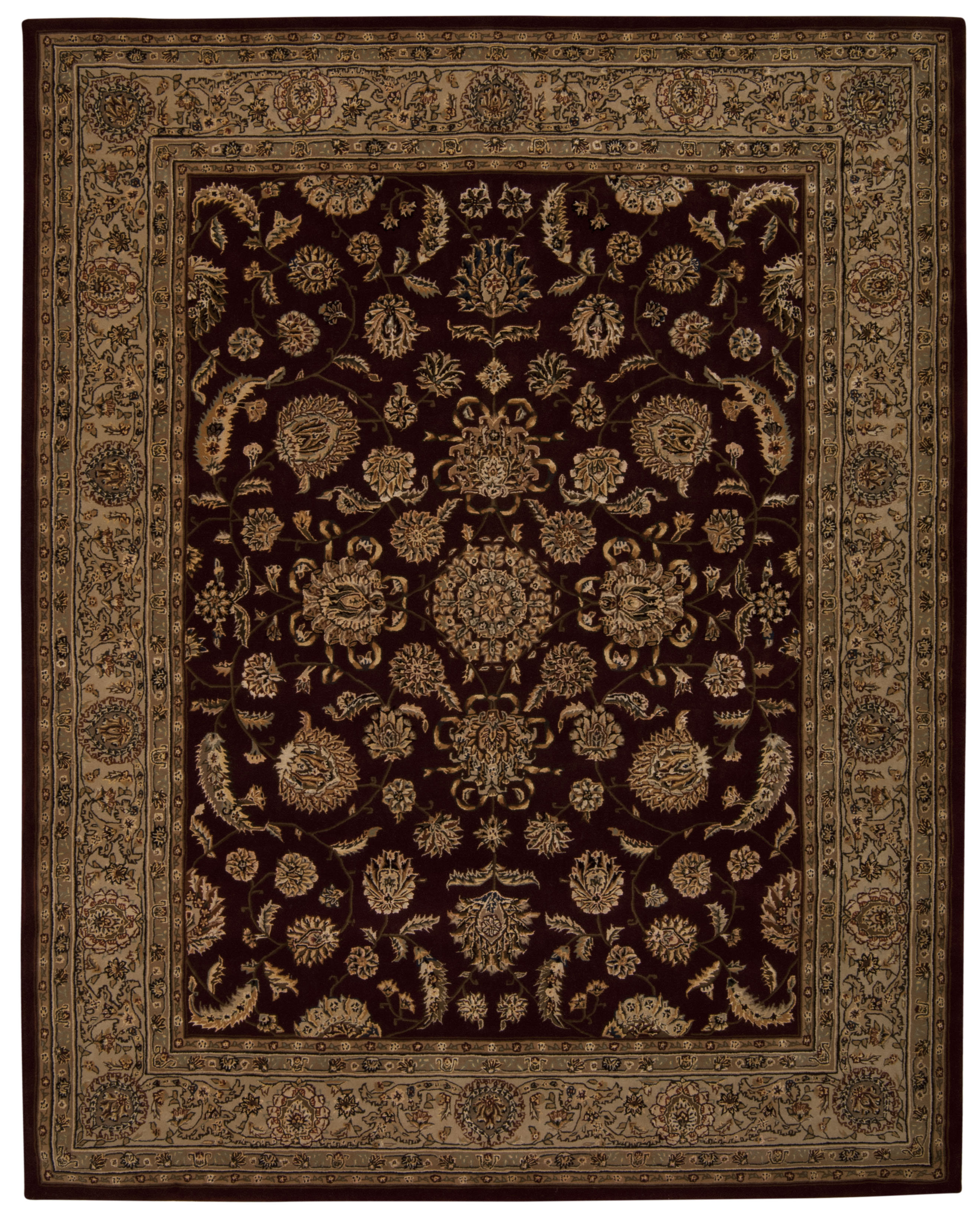 Nourison Handmade Tufted Wool Ruby Rug | Wayfair